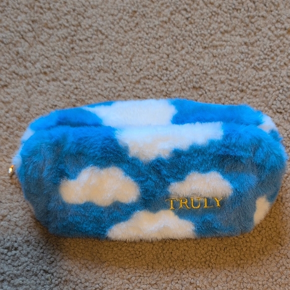 TRULY | Bags | Truly Fluffy Blue And White Cloud Bag | Poshmark